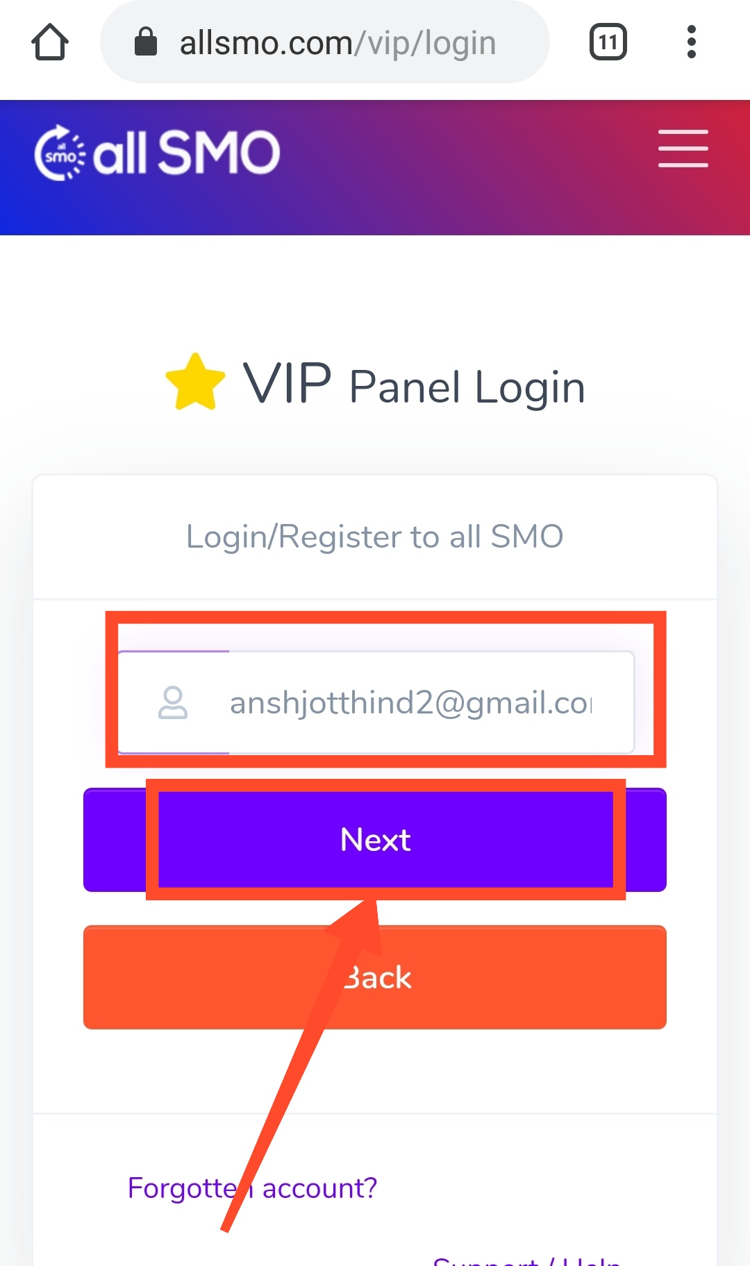 How to New User Login or Register on all SMO Tools